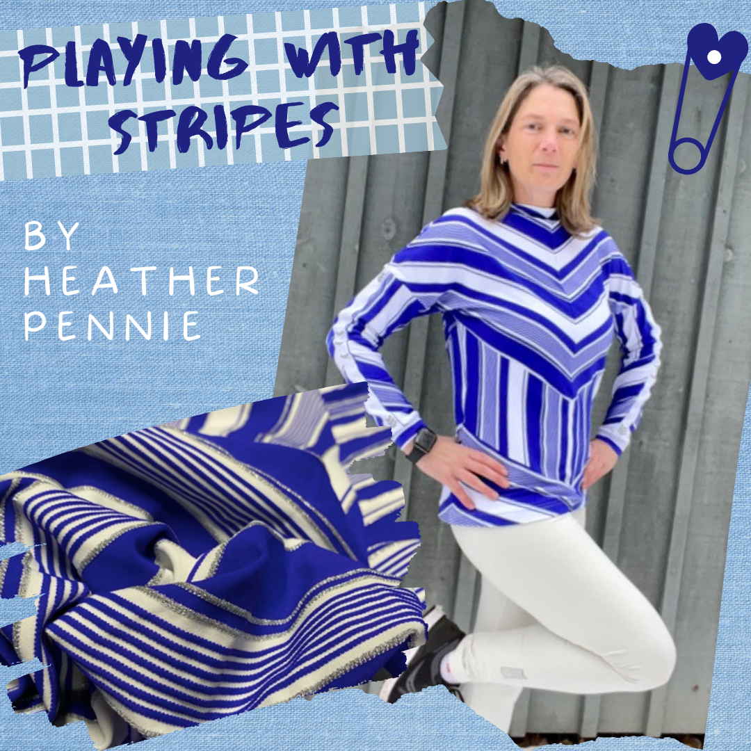 "Playing with Stripes" by Heather Pennie – Elliott Berman Textiles