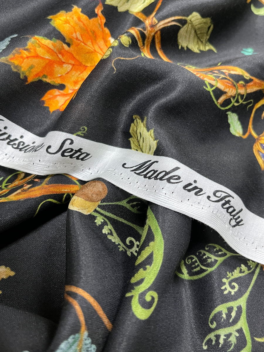 S-7939W MYTHICAL CREATURES PRINT SILK VISCOSE . ITALY – Elliott Berman ...