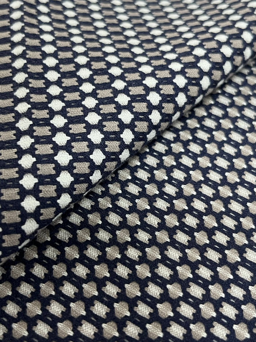 MB-7997W-B EXCLUSIVE REVERSIBLE STRETCH COTTON JACQUARD. BONOTTO. ITAL ...