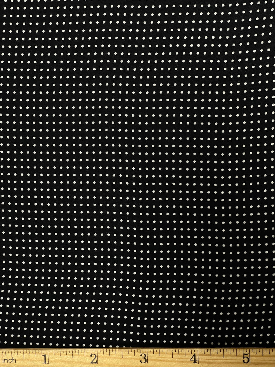 RV-8035W POLKA DOTS PRINT VISCOSE CHALLIS. ITALY – Elliott Berman Textiles