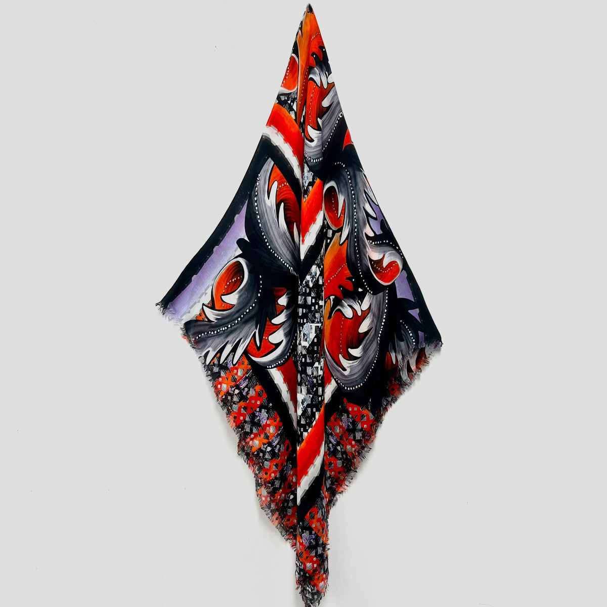 PP-5007 "CAESAR" - PETER PILOTTO DIGITAL PRINT MODAL CASHMERE SCARF. M ...